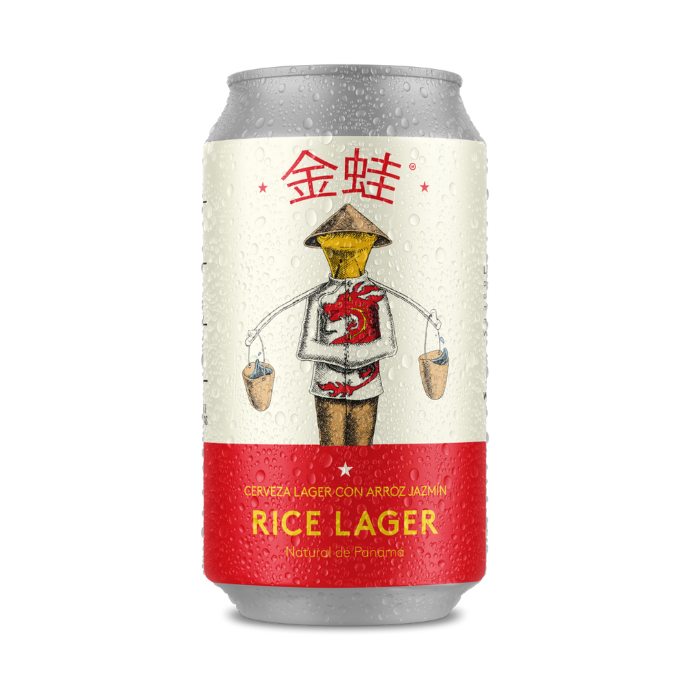 Cerveza Rice Lager Lata - 355ml - La Rana Dorada