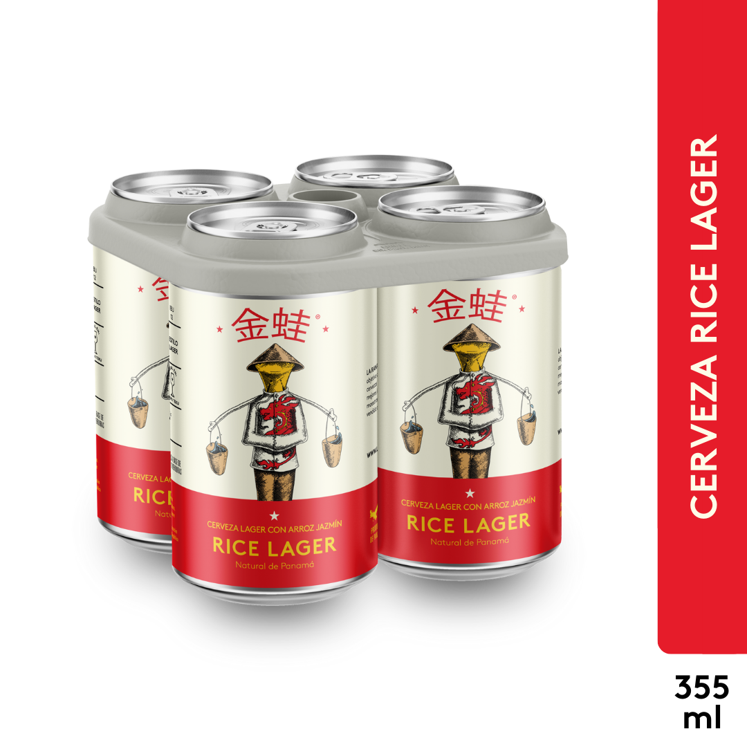 Cerveza Rice Lager Lata - 355ml - La Rana Dorada