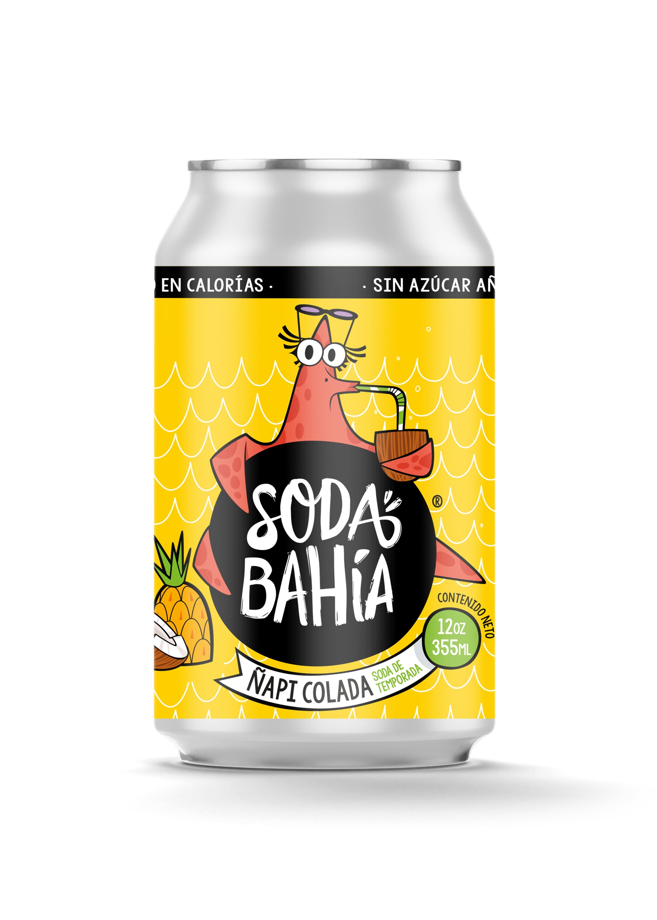 Soda Bahía Ñapi Colada Lata - 355ml – La Rana Dorada